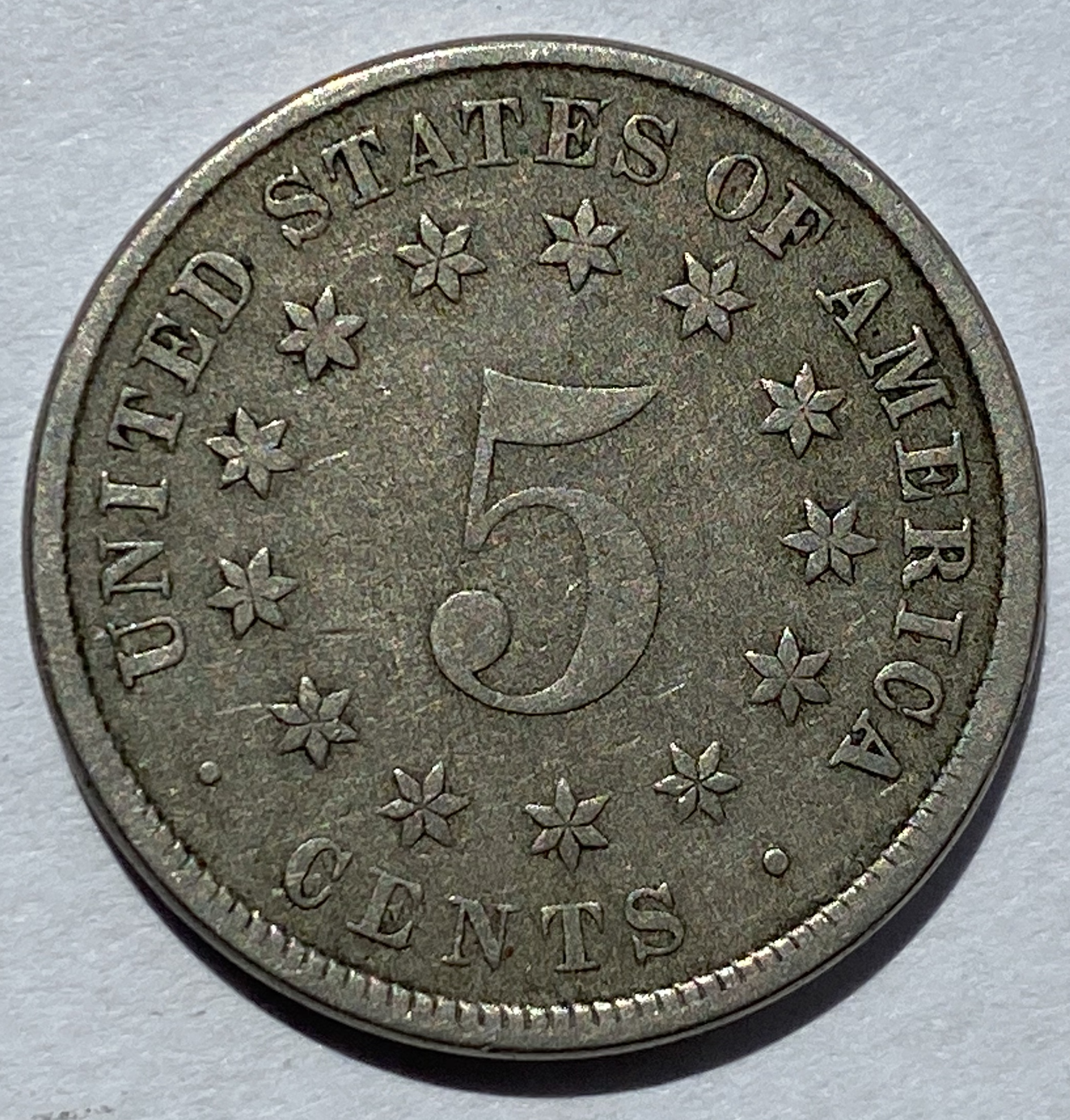 1882 3 United States Of America Nickel Five Cents M J Hughes Coins